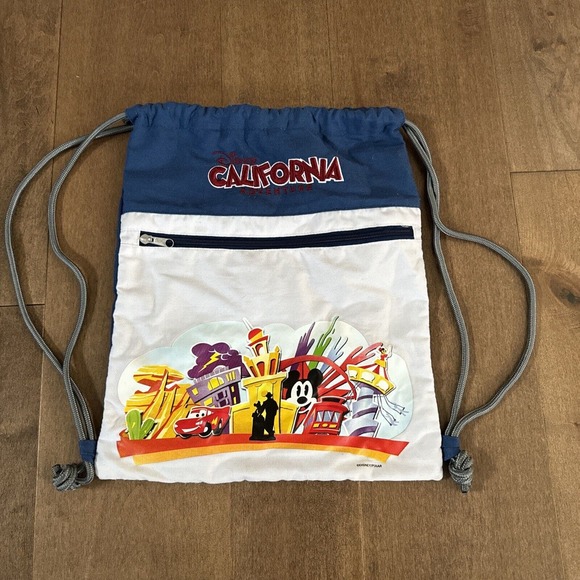 Disney | Bags | Disney California Adventures Drawstring Cinch Sack ...
